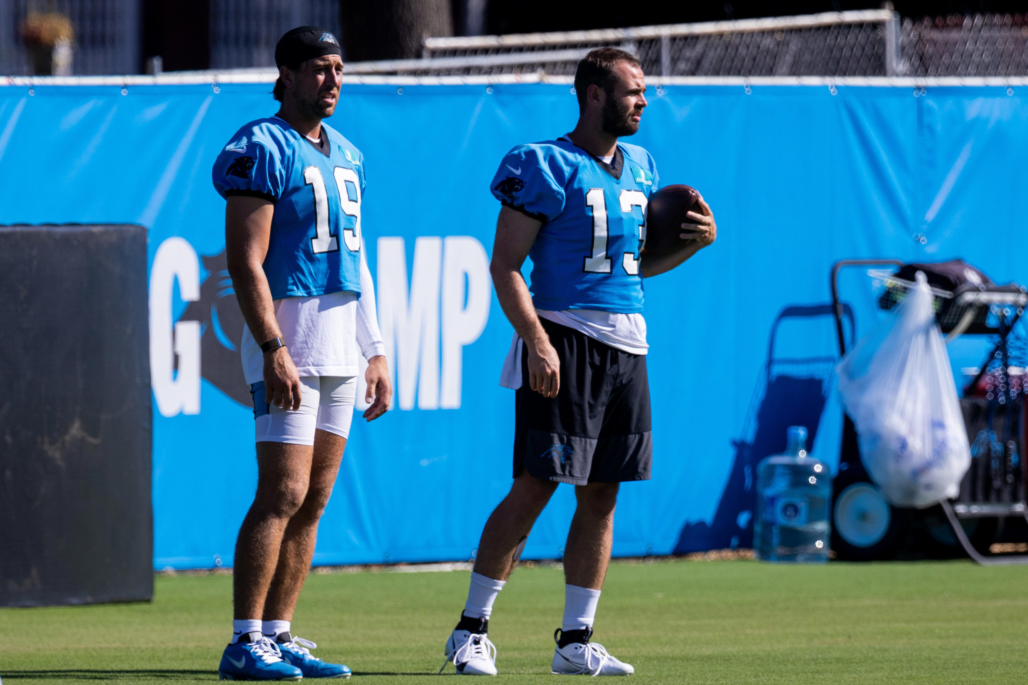 Panthers OC Brad Idzik praises this WR for his insane ability to get open