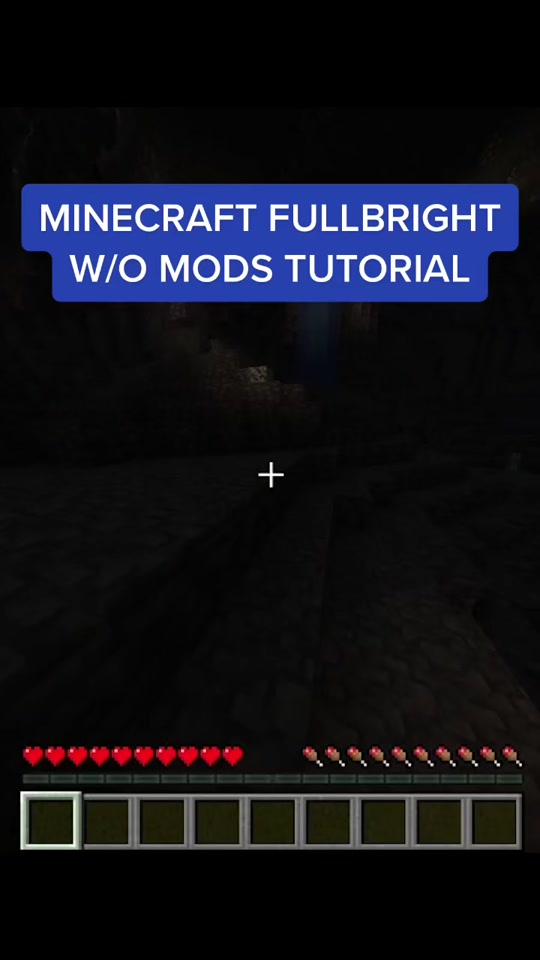 Quick tutorial: how to turn brightness past 100% in minecraft! #minec...