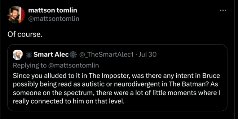 ‘The Batman 2’ Writer Mattson Tomlin Confirms He Considers Robert ...