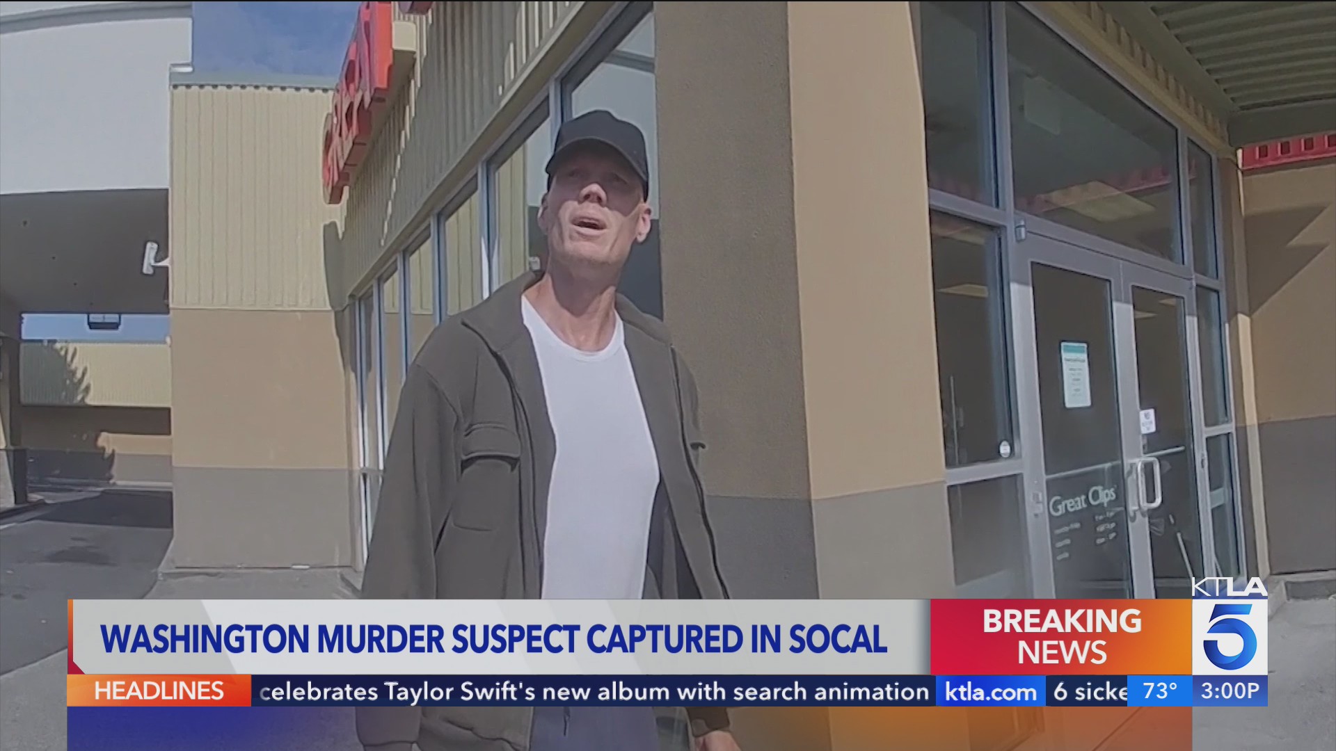 Washington murder suspect apprehended in Los Angeles area