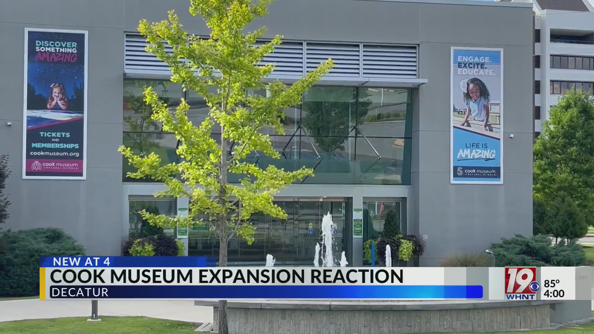 Cook Museum Expansion Reaction | Aug. 12, 2025 | News 19 at 4 p.m.