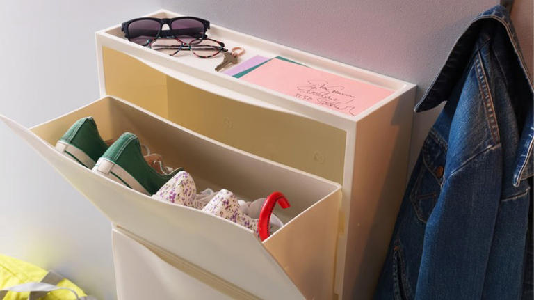 The Budget-Friendly IKEA Shoe Storage Hack That'll Instantly Declutter ...
