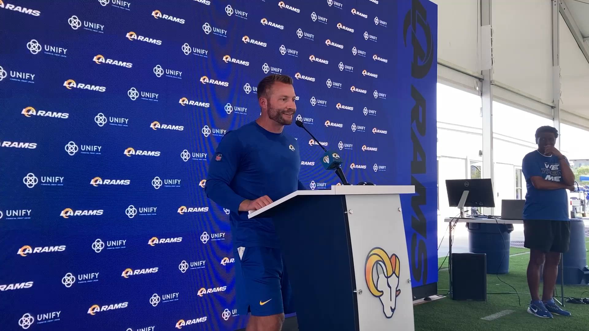 Los Angeles Rams Sean McVay on Recovery Equipment