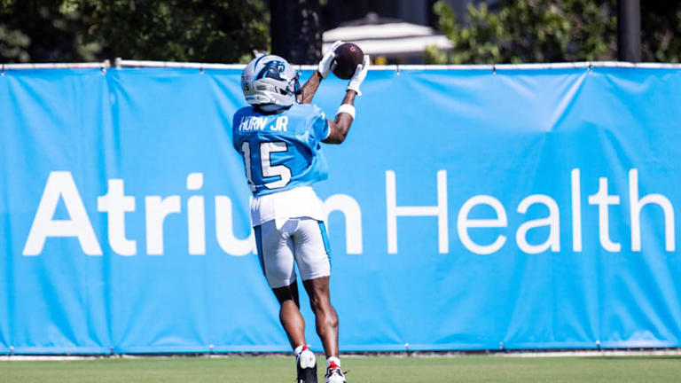WATCH: Speedy Jimmy Horn Jr. Makes Carolina Panthers Cornerback Fall In ...