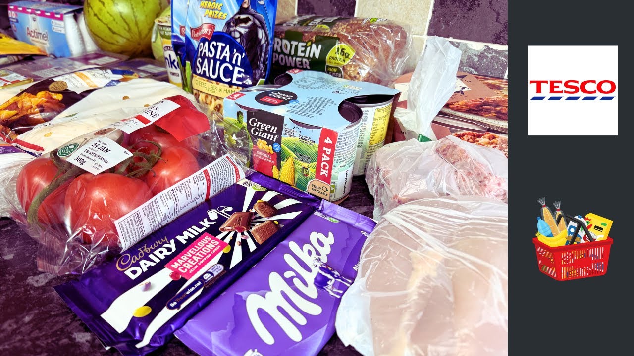 Tesco Scotland Grocery Haul | UK Family Food Shop | 18th January Haul