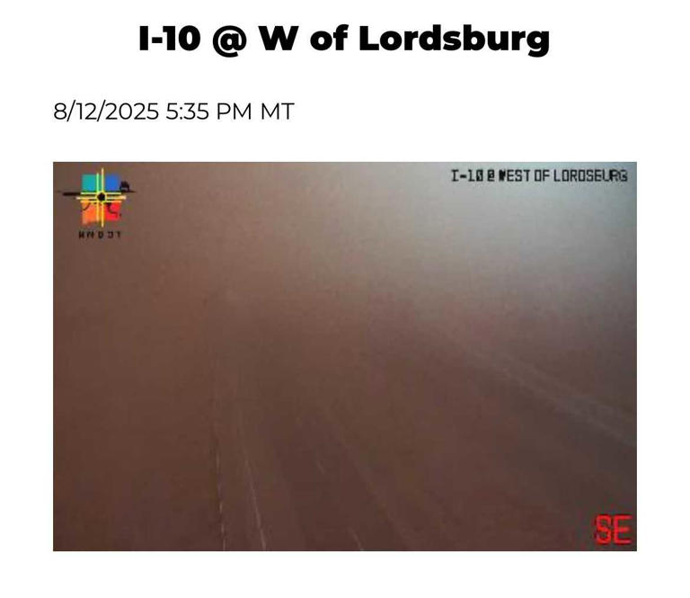 Dust storm closes Interstate 10 in southwest New Mexico