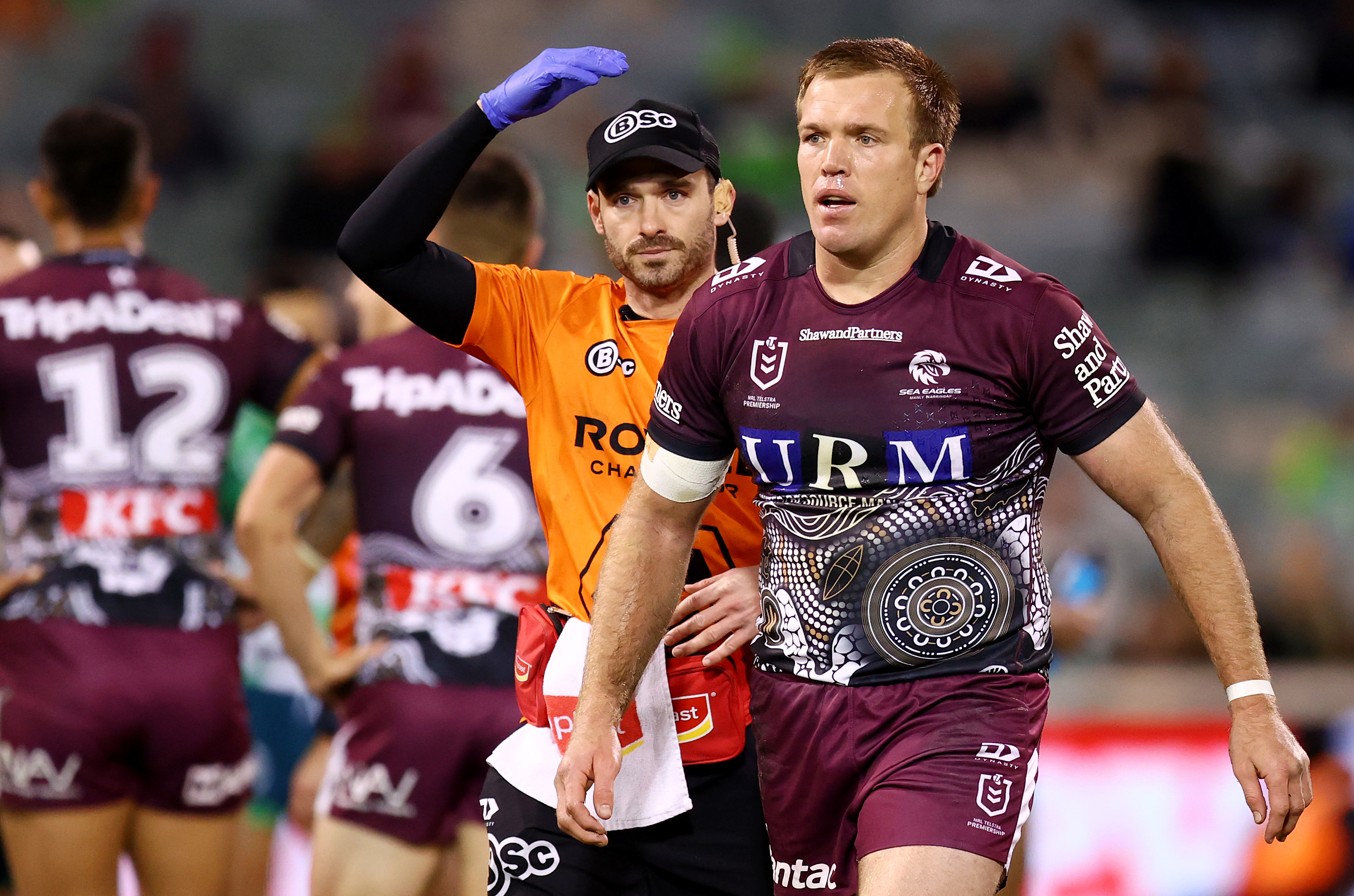 Manly legend fears 'one hit' could end Trbojevic's career