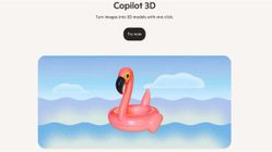 Microsoft Rilis Fitur AI Copilot 3D, Ubah Foto 2D Jadi Model 3D Siap Pakai