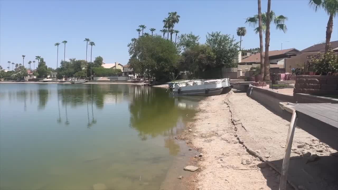 Mesa residents concerned as Dobson Ranch lake levels remain low