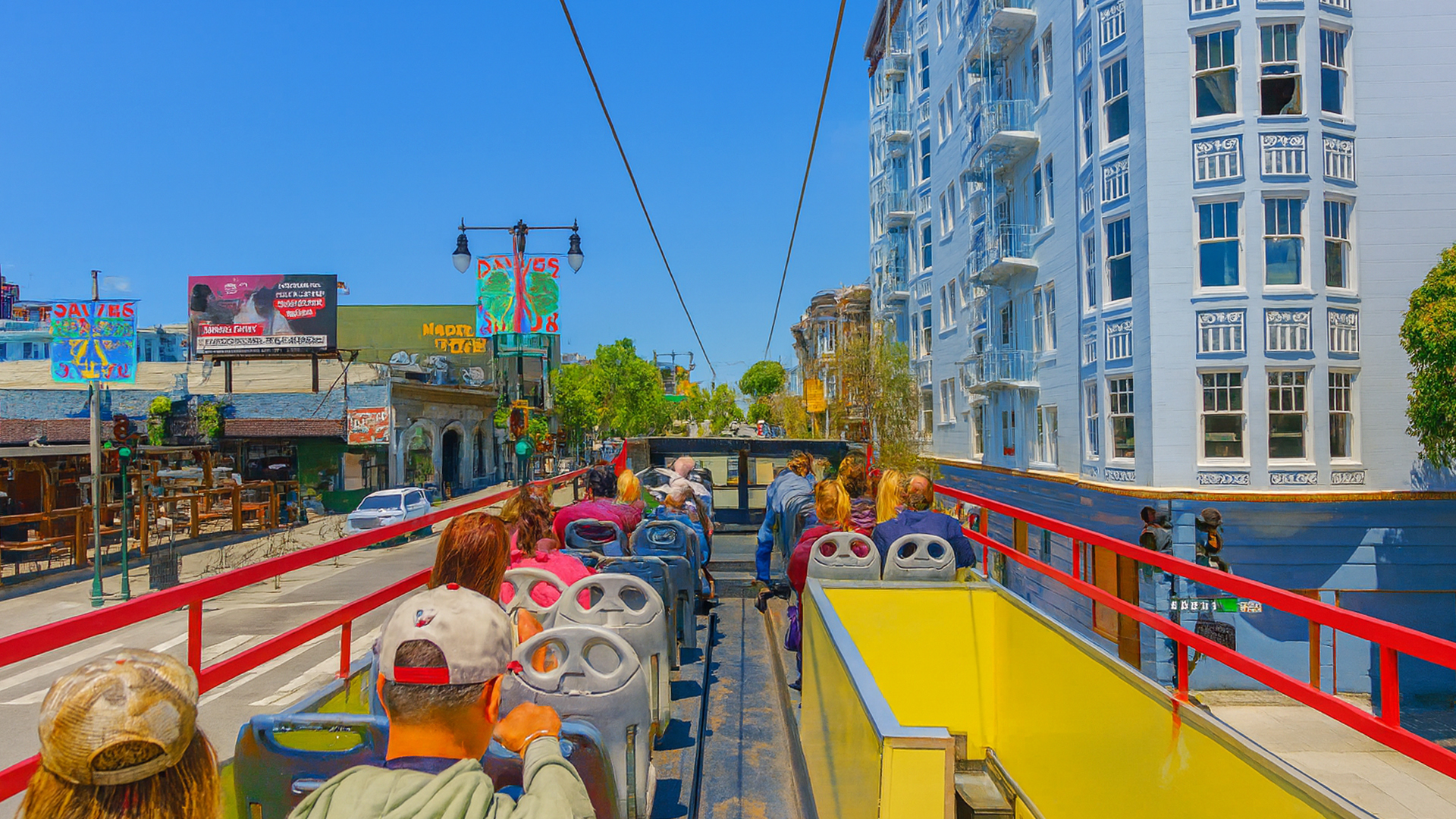 Explore San Francisco by Hop-On Hop-Off Bus – Golden Gate Bridge ...