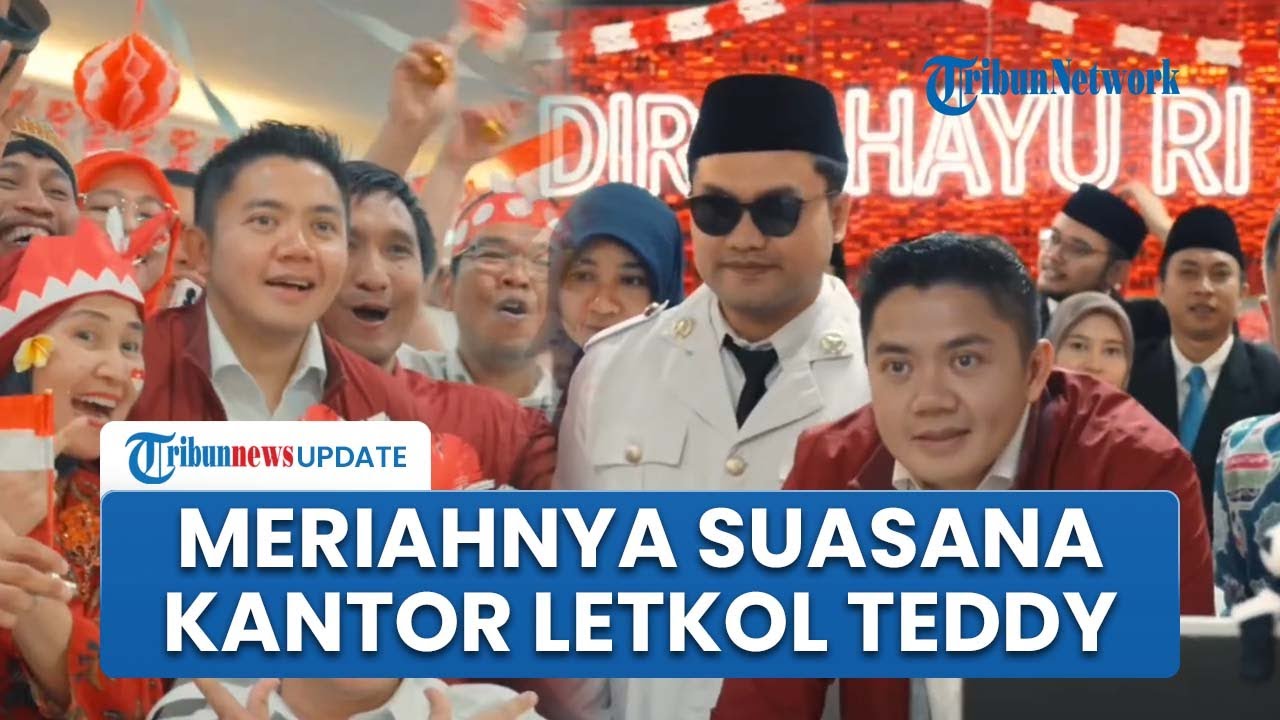 Senyum Letkol Teddy Merekah Lihat Para Pegawainya Semarakkan HUT ke-80 ...