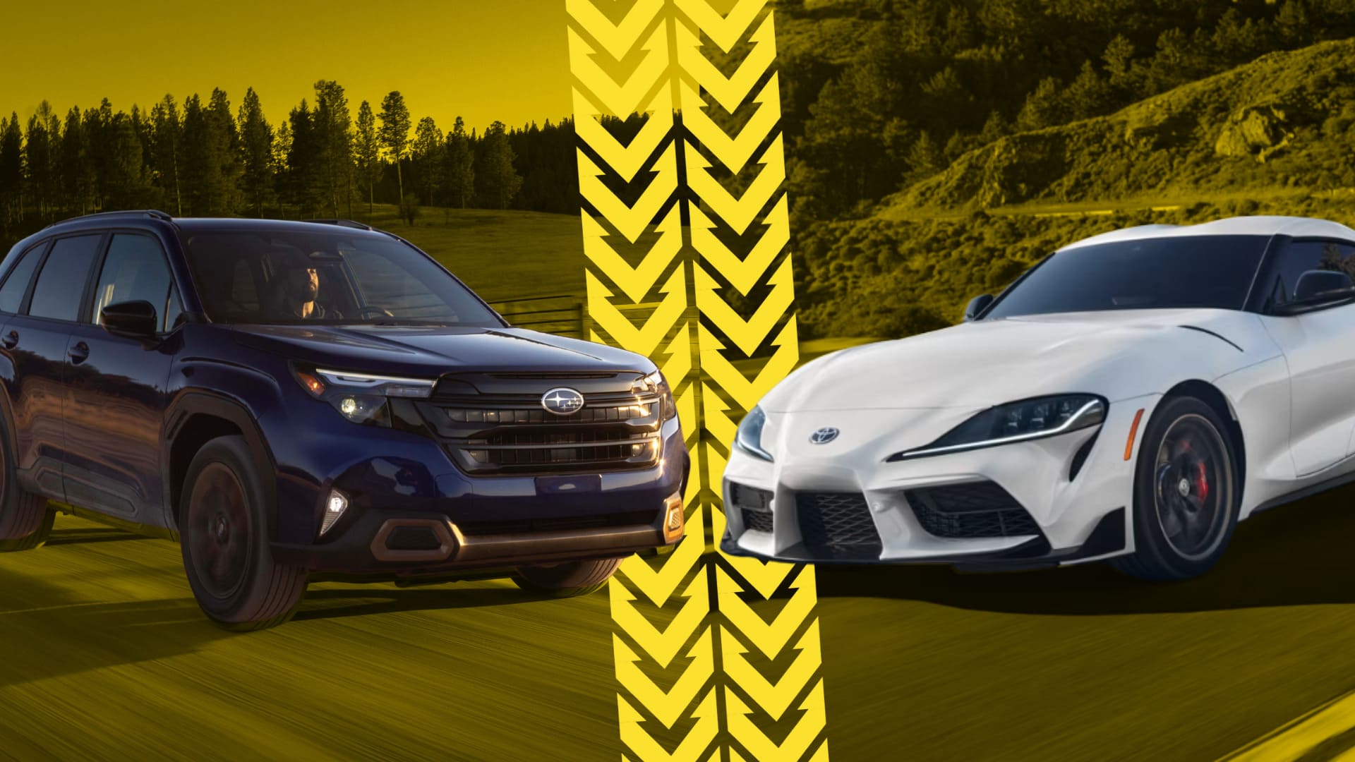 Subaru Forester 2025 Versus Toyota GR Supra Practicality Meets Performance