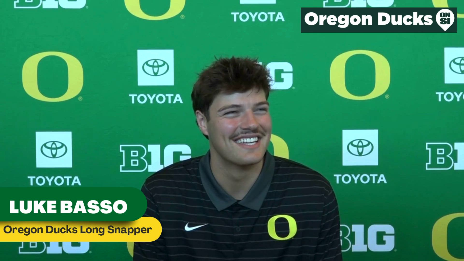 Oregon ducks Long Snapper Luke Basso discusses what he has picked up ...