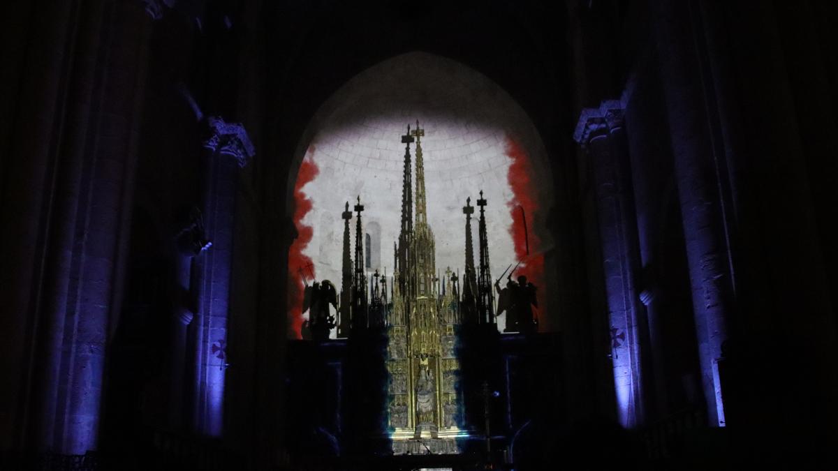 Un templo milenario de Tarragona se transforma en un espectáculo de luz ...
