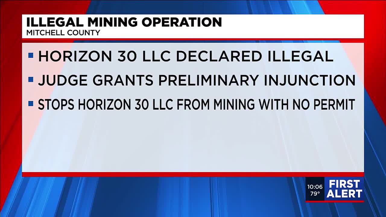 Western NC illegal mining operation ordered to stop for now, officials say