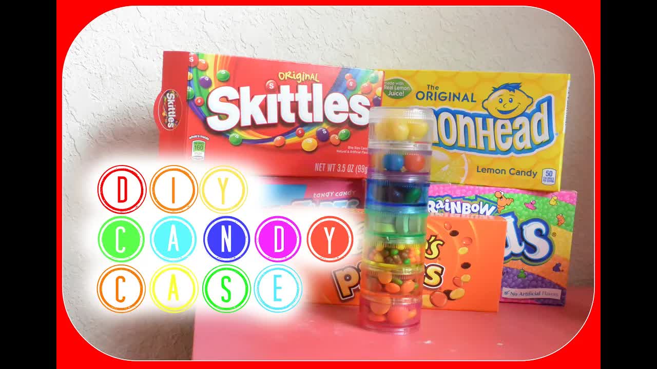 DIY candy pill case!
