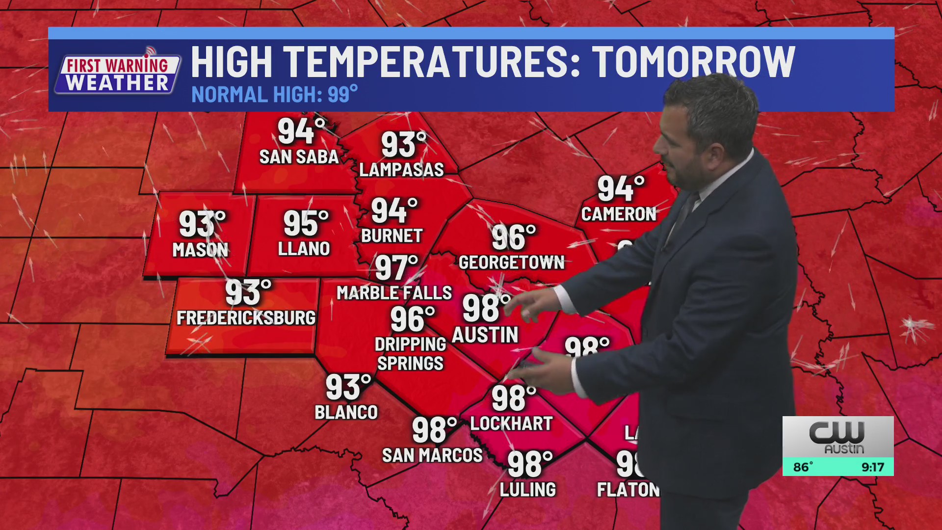 First Warning Weather Evening Forecast with Meteorologist Freddy Vela ...