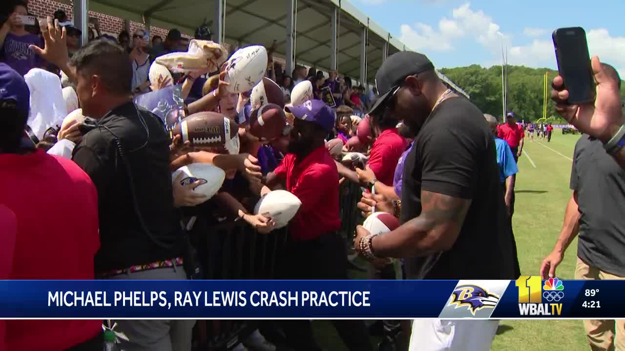 Baltimore legends attend Ravens training camp
