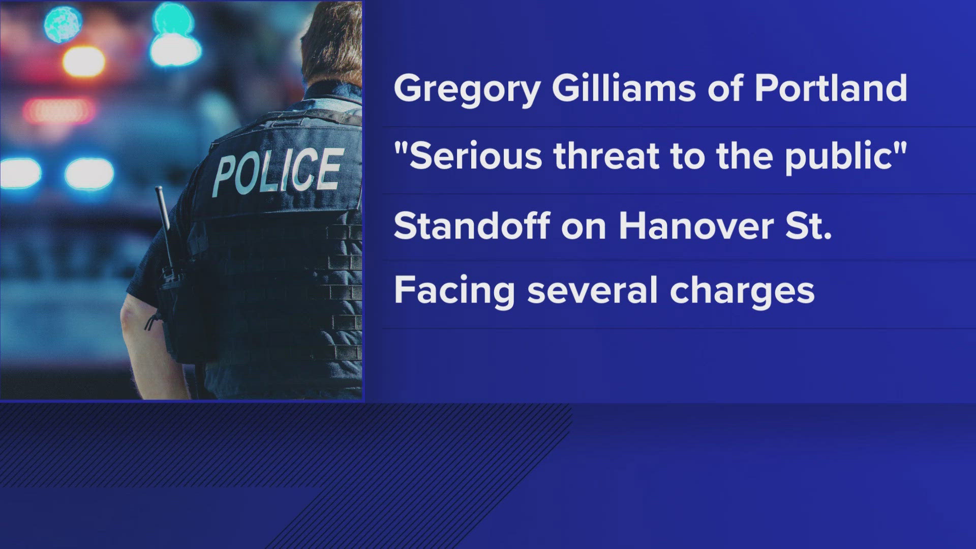 Portland man faces multiple charges following police standoff