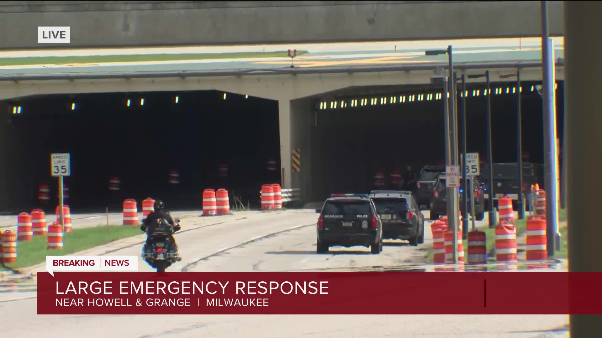 Large emergency response near Howell and Grange