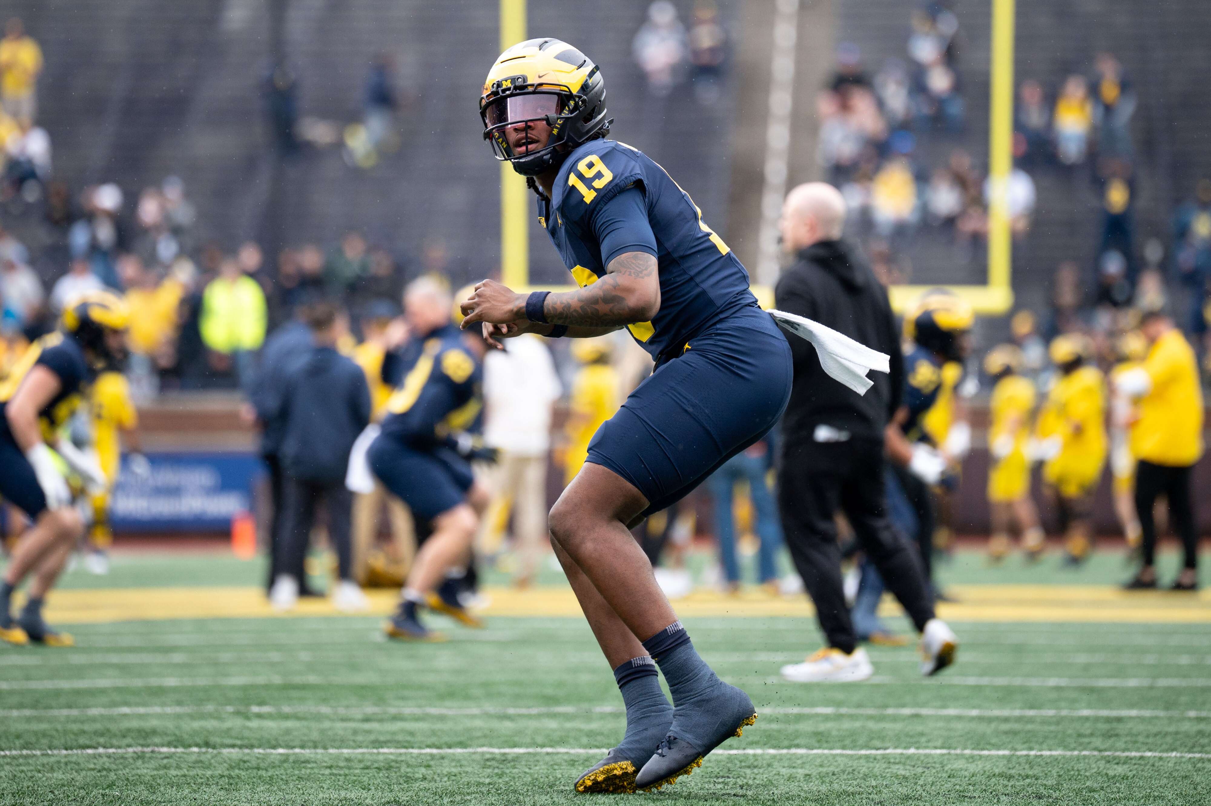 Michigan QB Mikey Keene still not full-go in camp: ‘Managing what he ...