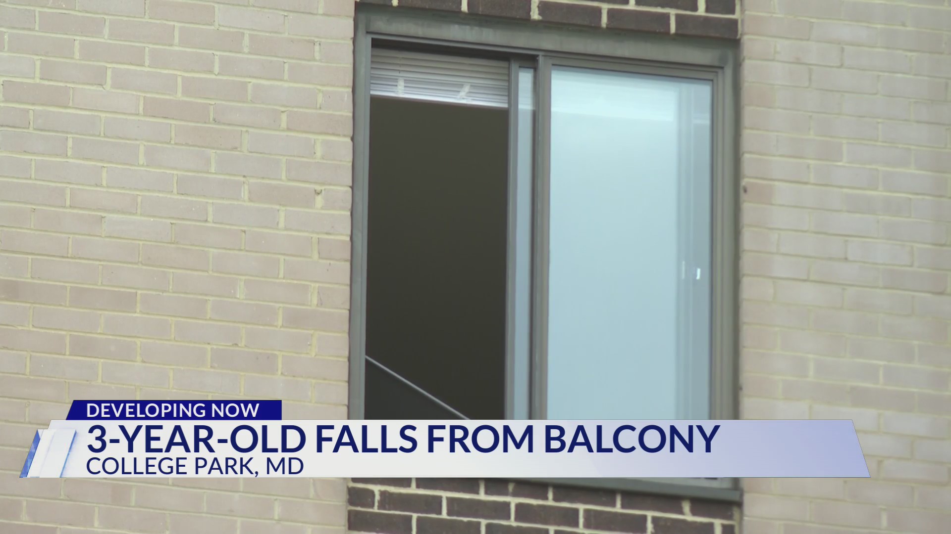 Child falls from apartment balcony in Prince George's County