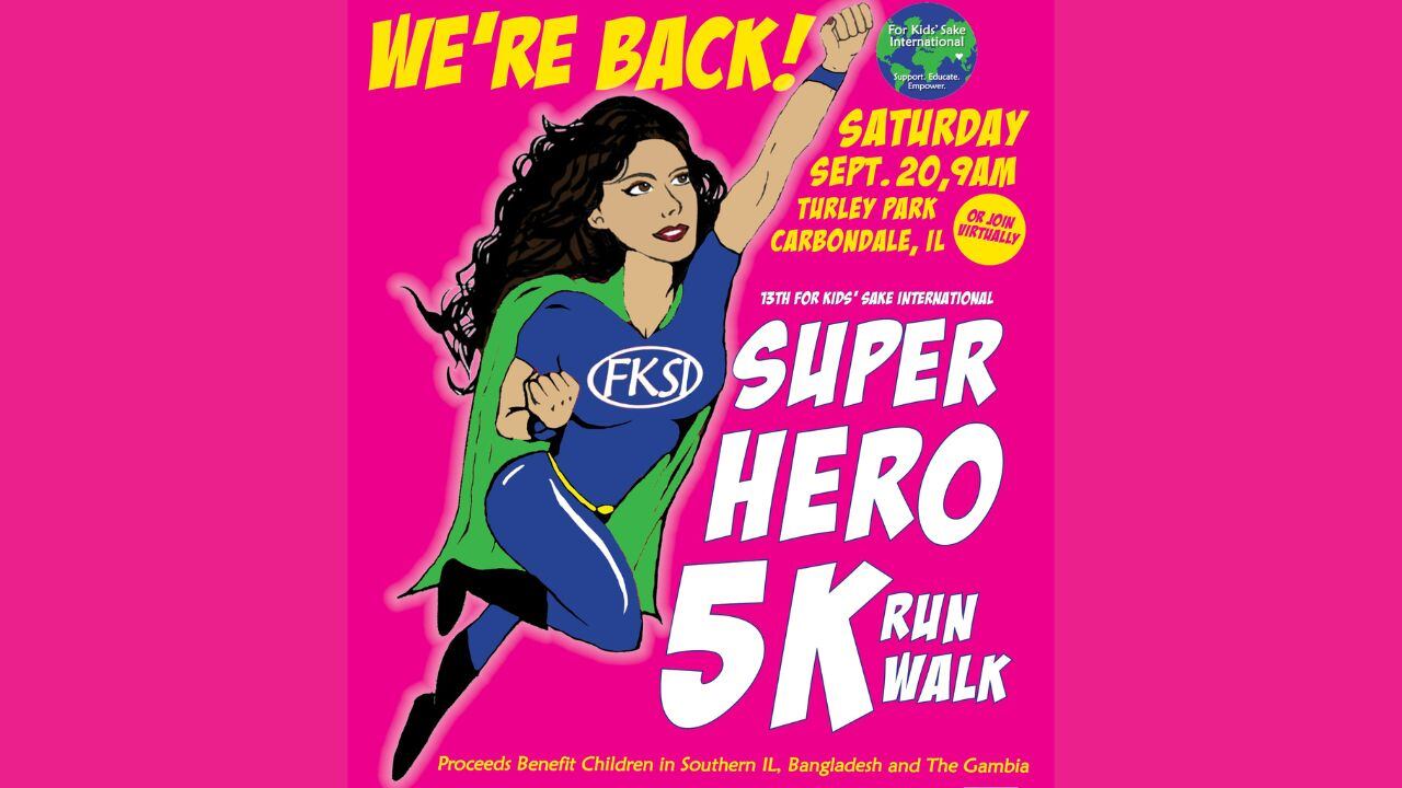 Superhero 5K Run/Walk returns to Carbondale Sept. 20
