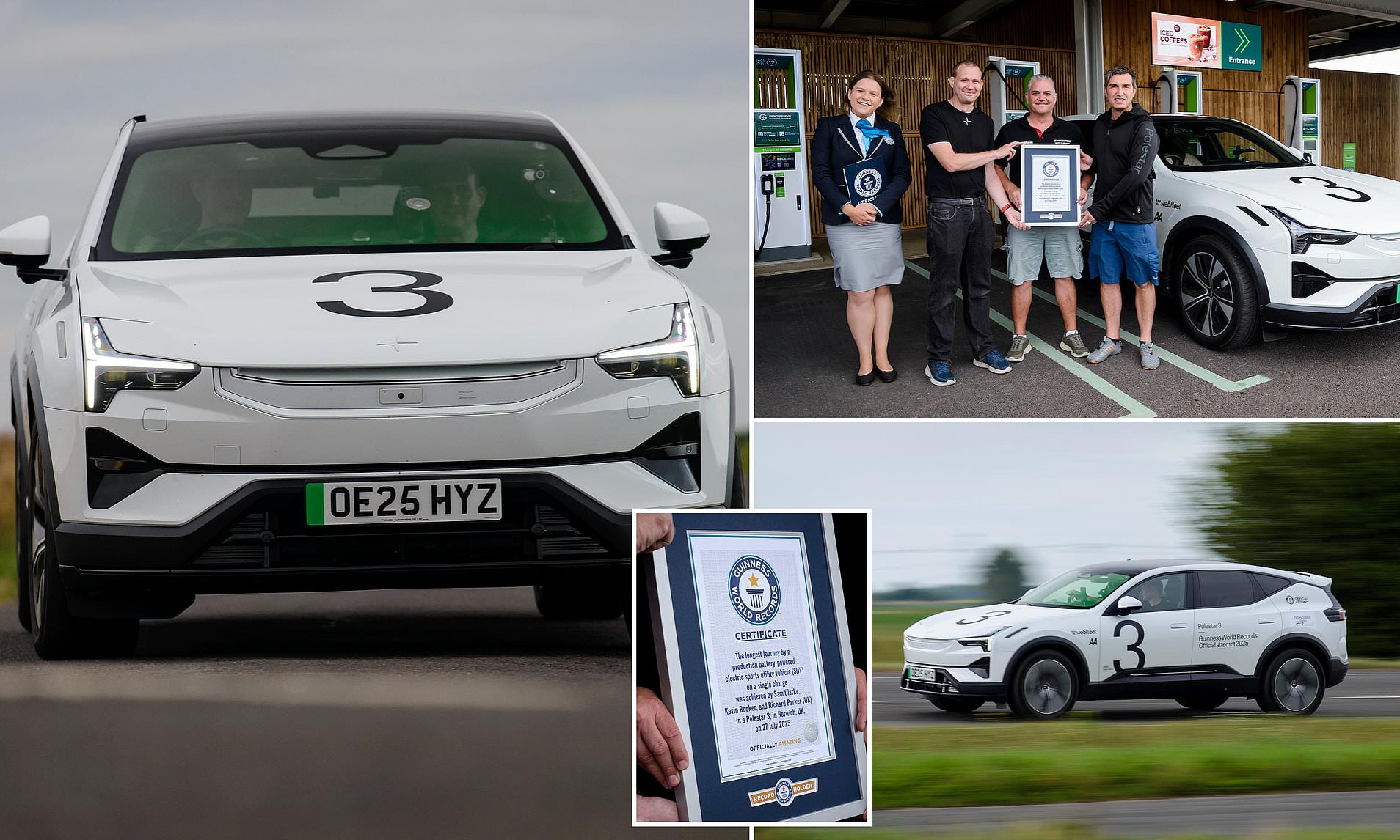 Electric SUV sets world record for longest journey on a single charge ...