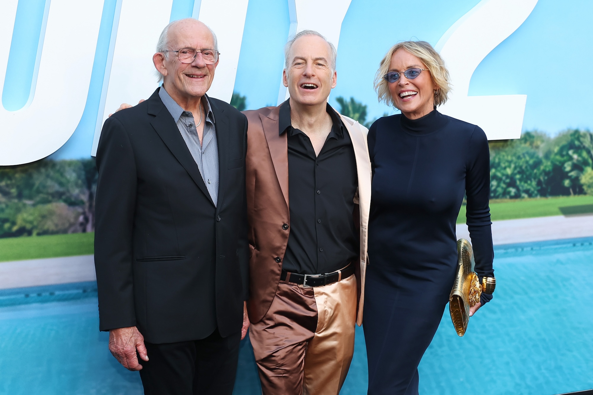 Sharon Stone Makes Rare Red Carpet Appearance With 3 Grown Sons in L.A.