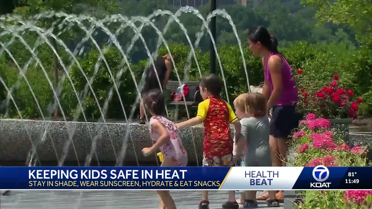 Tips to help kids stay safe in extreme heat