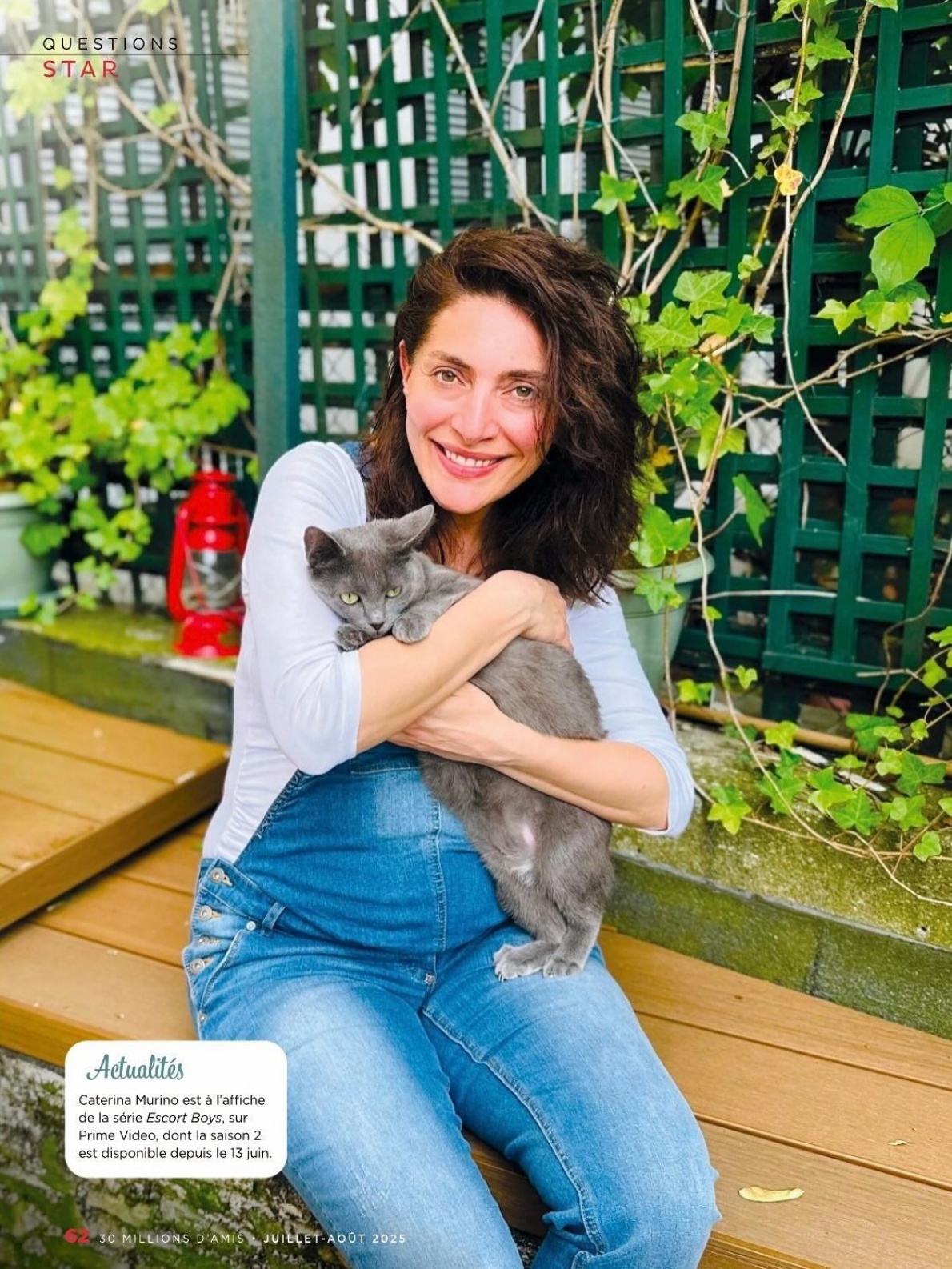 Caterina Murino mamma a 47 anni