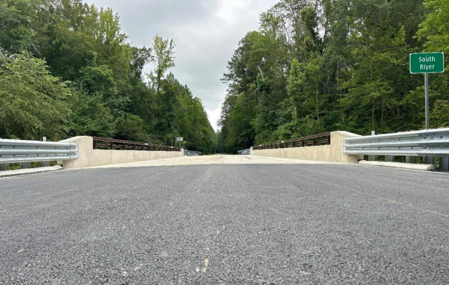 Caroline bridge replacement finished months ahead of schedule