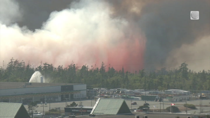 Wildfires force evacuations in Bayers Lake, Nova Scotia