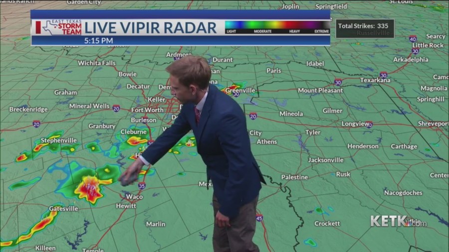 Tuesday Night Forecast: 90s with active weather the next few days