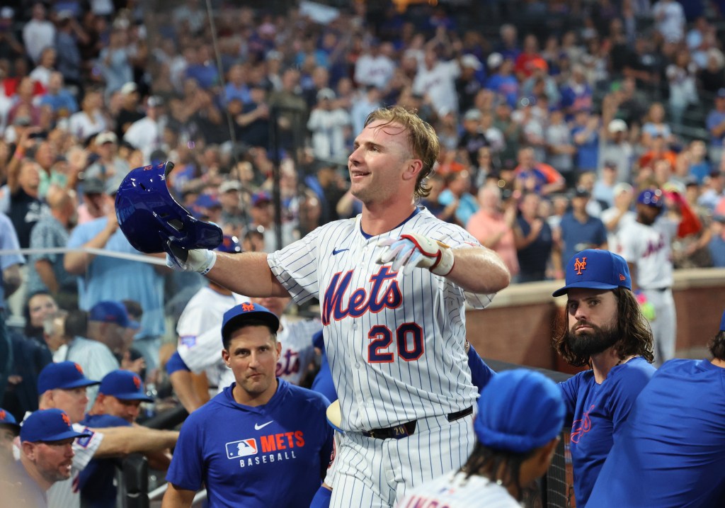 Pete Alonso’s historic homers lead power barrage as Mets crush Braves ...