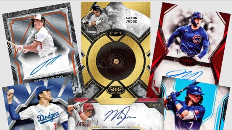Topps reveals 2025 Topps Tier One Baseball game-used bat-knob cards