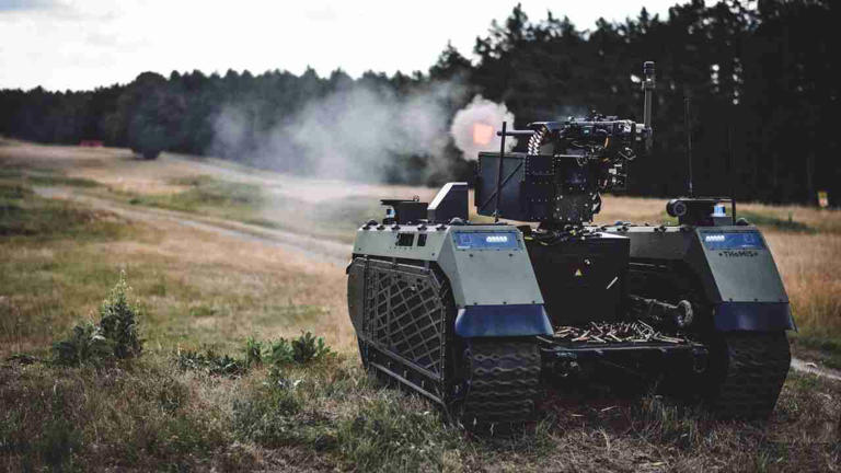 Ukraine integrates Buria turret to THeMIS drone and expands its use in ...