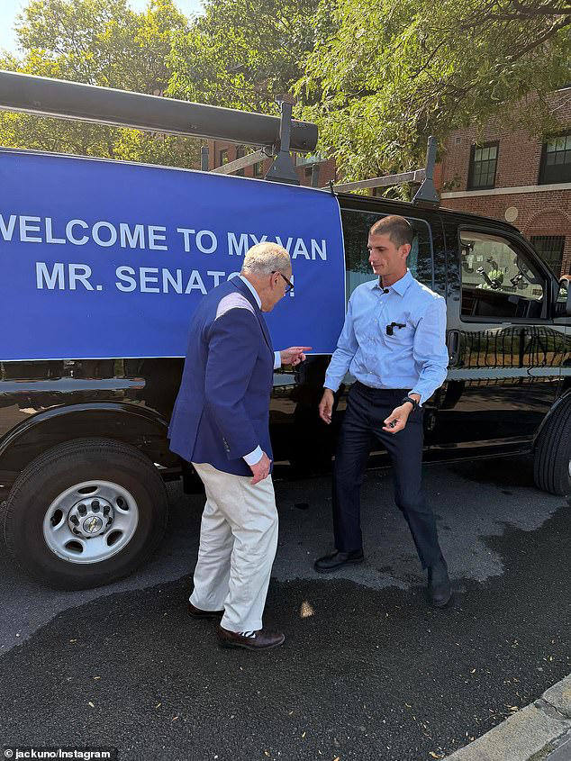 Kennedy heir Jack Schlossberg gets job from Chuck Schumer after ride in ...