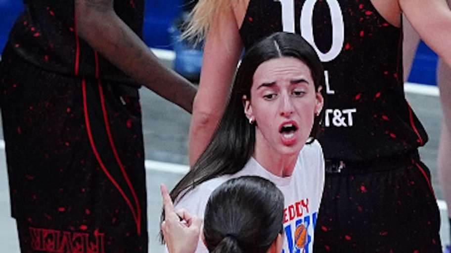 Cameras Caught Caitlin Clark Yelling at a Referee After the Fever’s ...