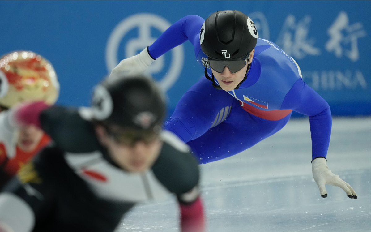 Filipino speed skater Peter Groseclose strikes gold in Utah