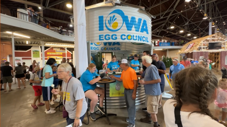 Single-day record for eggs on a stick served at Iowa State Fair broken
