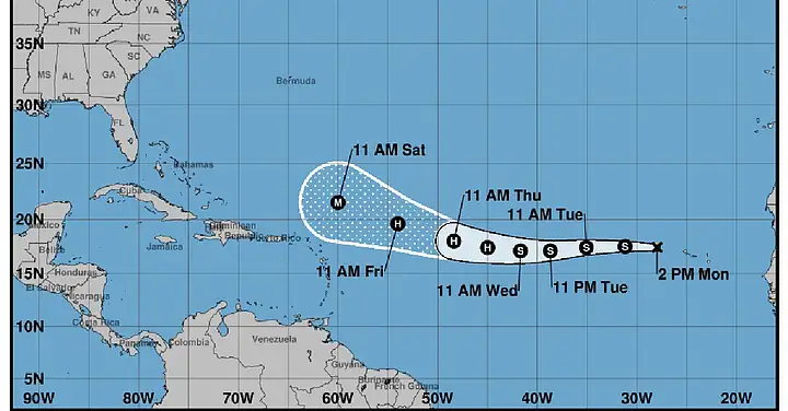Tropical Storm Erin Live Tracker: Check Map, Path Of 1st Atlantic ...