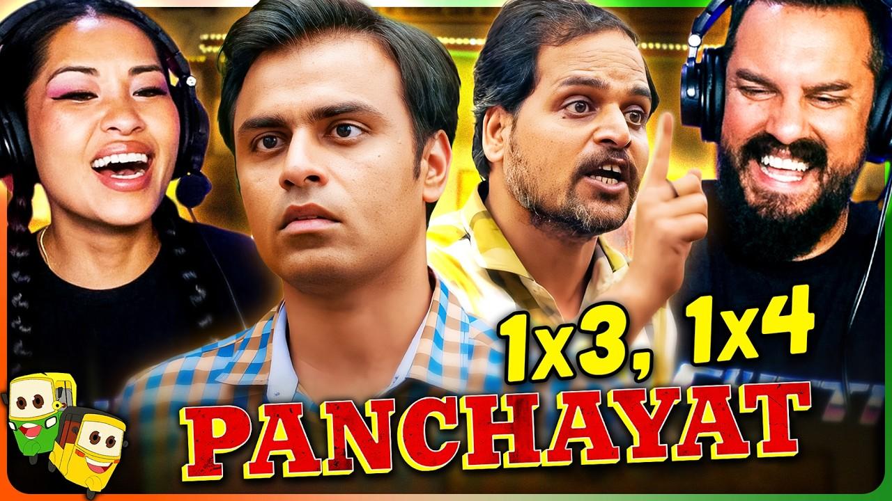 Panchayat 1x3 & 1x4 Reaction! | Jitendra Kumar | Raghuvir Yadav | Neena ...