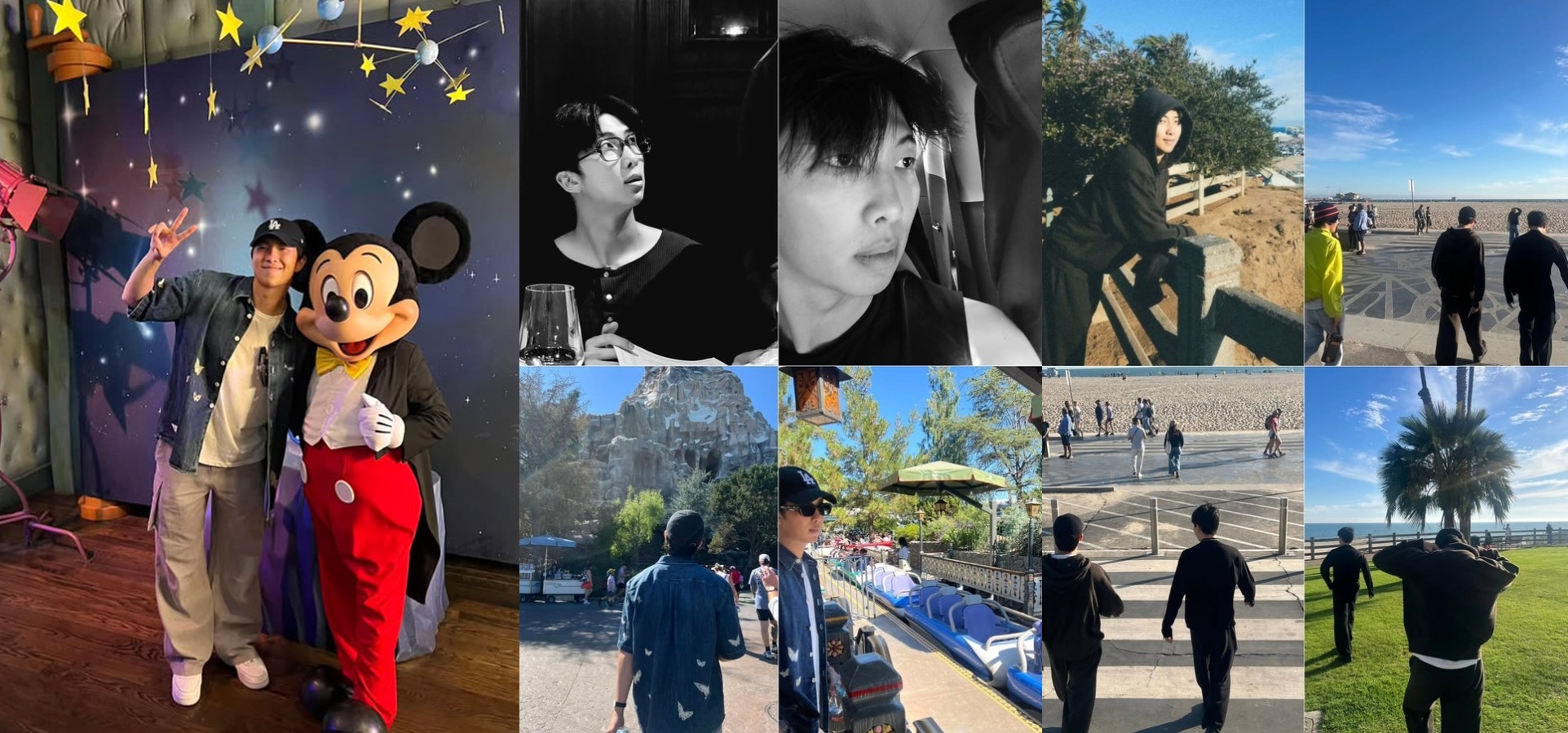 RM(94년) “슬슬 집에 가고 싶은데” 멤버들과 美 근황