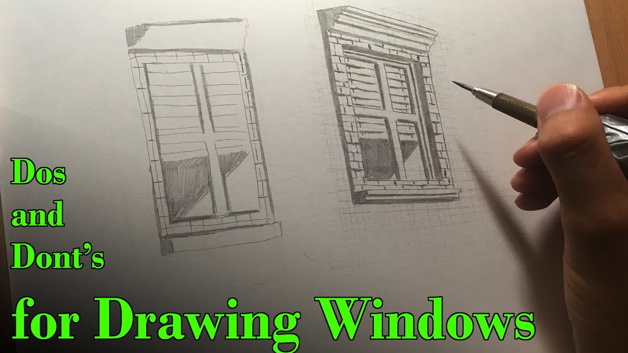 Dos and Dont's of Drawing Windows + Buildings (Comic Book Style)