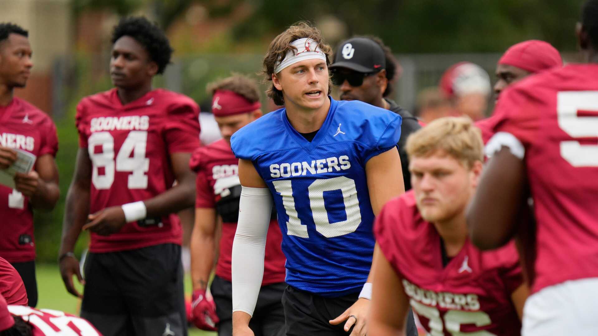 Oklahoma QB John Mateer says he never bet on sports amid scrutiny of ...