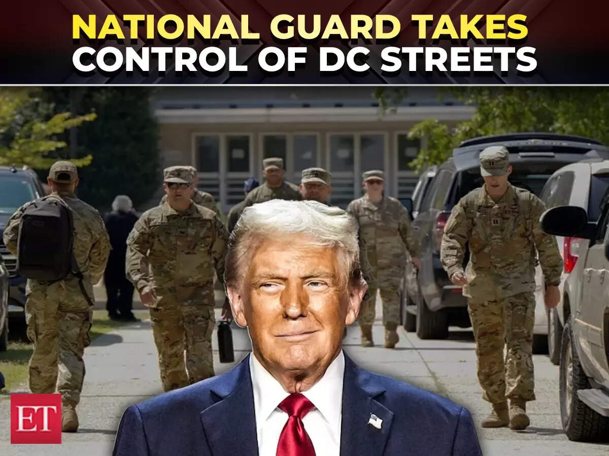 National guards takeover DC streets after Trump's order in federal anti ...