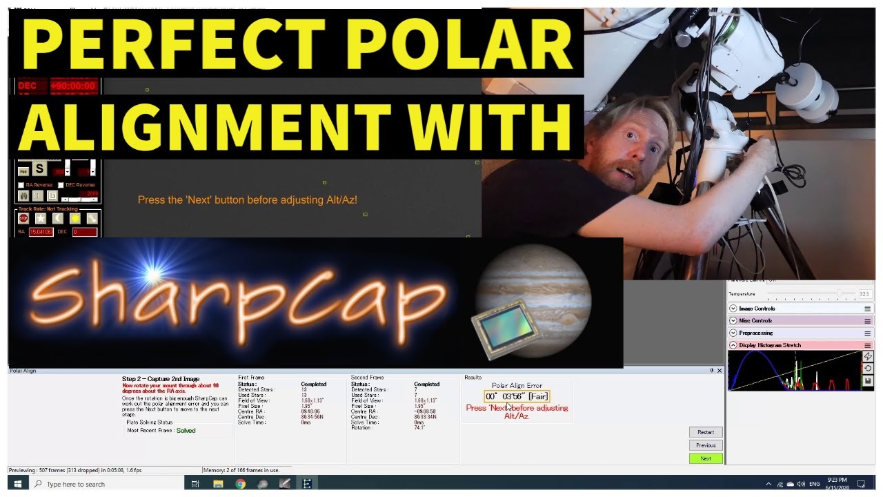 How to Get Perfect Polar Alignment Using SharpCap Pro