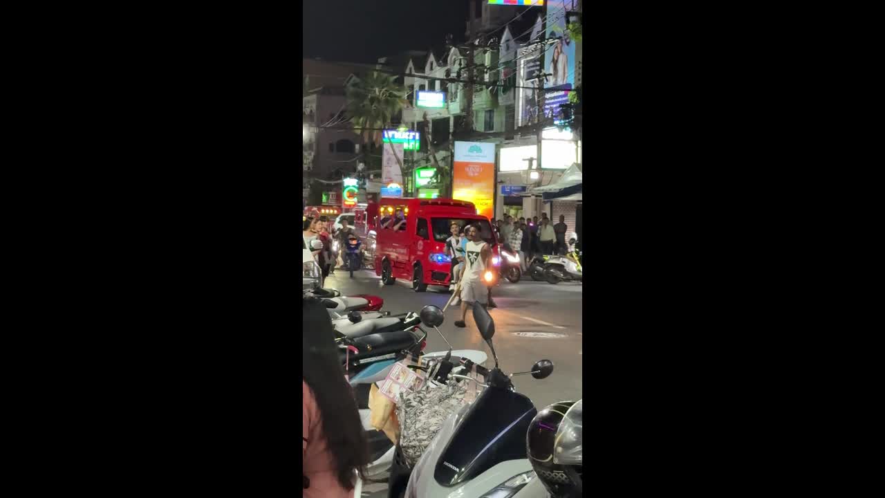 Rub and run! Middle Eastern tourist threatens locals with stick 'after ...