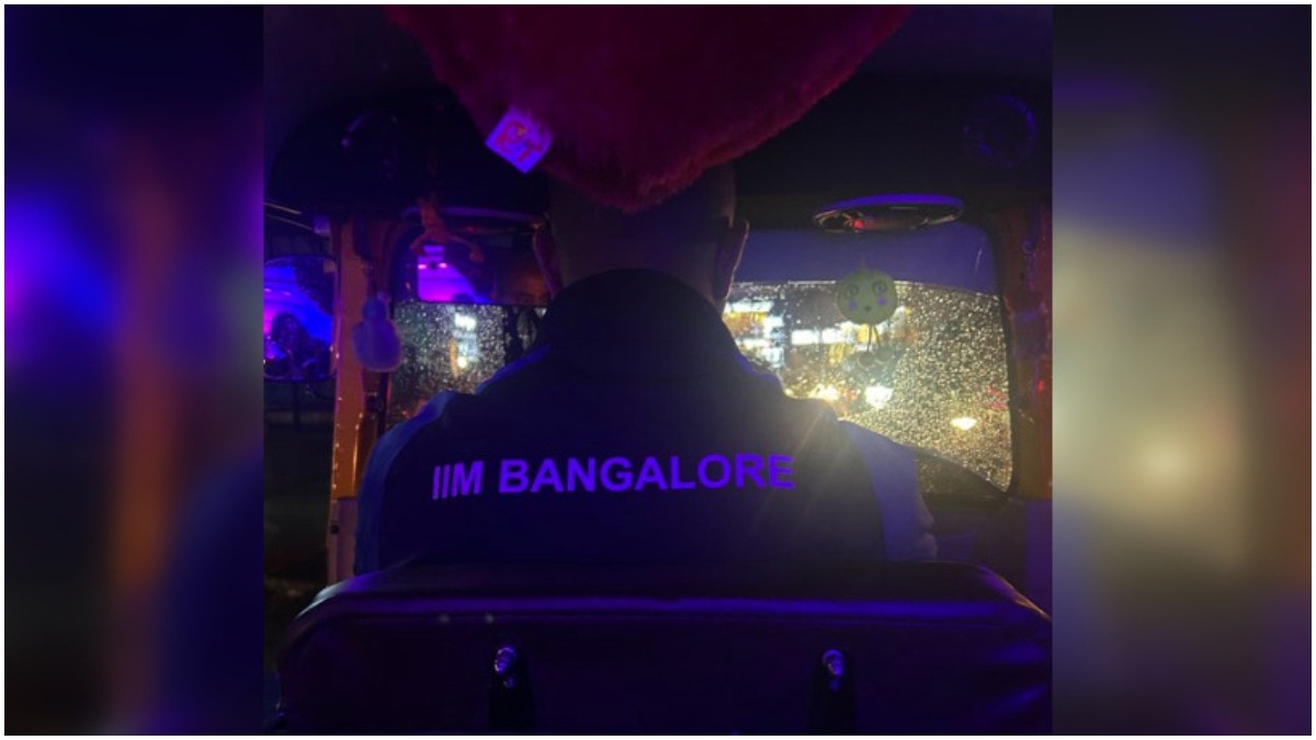 Bengaluru auto driver wears IIM-B jacket, shares story behind it with ...